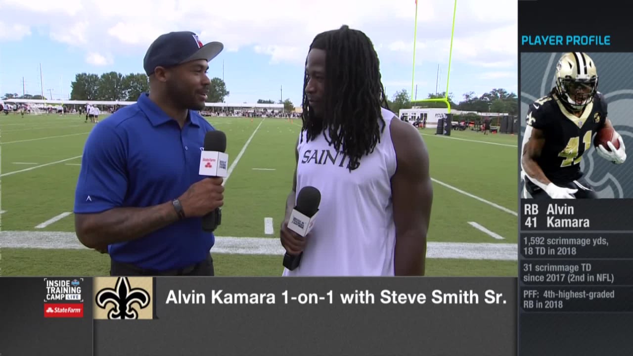 Steve Smith Sr., Alvin Kamara discuss expanded role in New Orleans ...