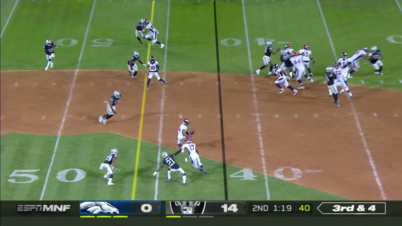 DaeSean Hamilton uses cat-like reflexes to reel in deflected pass on ...