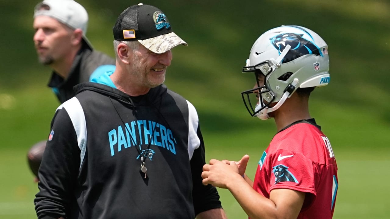 Bryce Young enters Panthers OTAs as QB2 behind veteran Andy Dalton