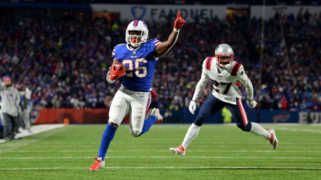 Buffalo Bills running back Devin Singletary wins race to right pylon ...