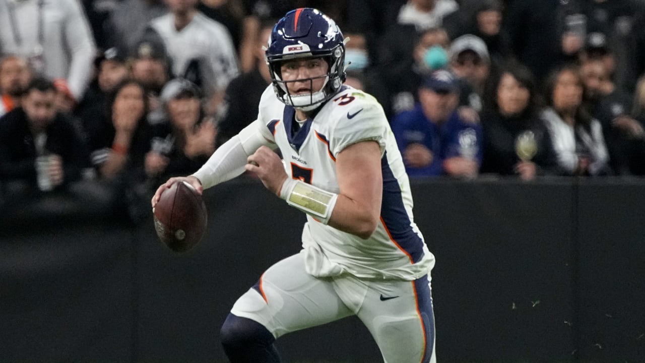 Denver Broncos quarterback Drew Lock converts fourth-and-2 from their ...