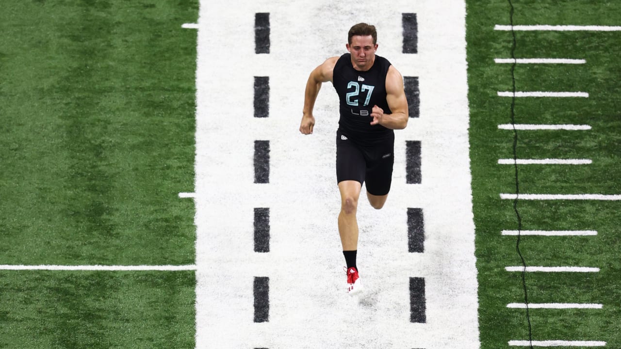 Linebacker Chad Muma runs official 4.63-second 40-yard dash at 2022 combine