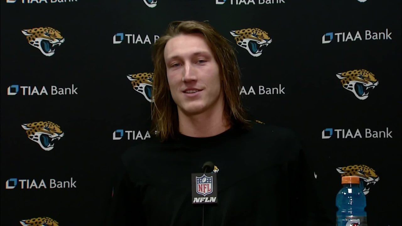Jacksonville Jaguars quarterback Trevor Lawrence on Jaguars' playoff ...