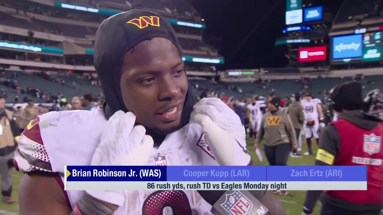 Washington Commanders running back Brian Robinson: 'We ain't thinking ...