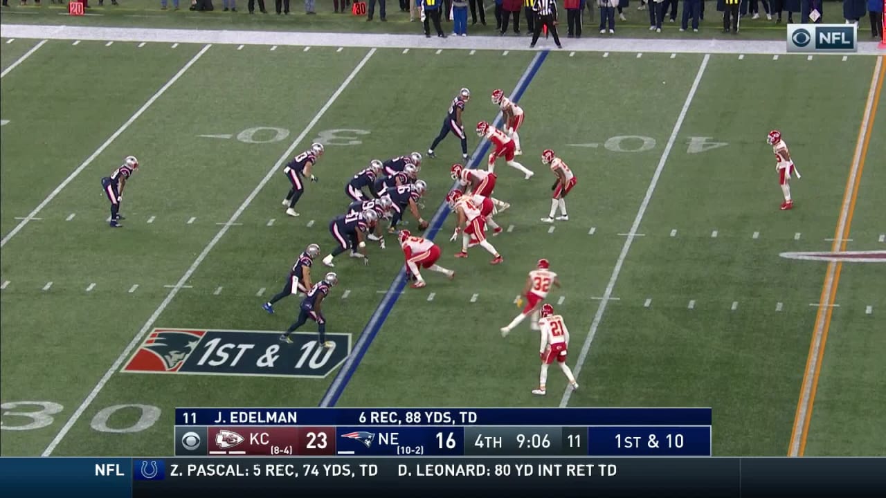 James White hits the juke button on 17-yard gain