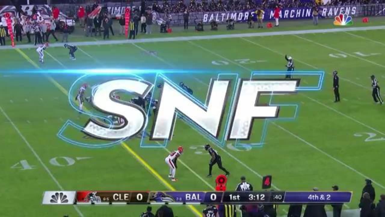 Baltimore Ravens pick up first down after chaotic sequence of events