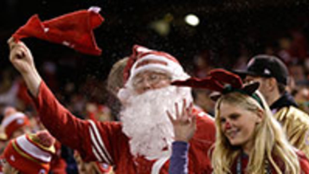 The NFL celebrates the holidays