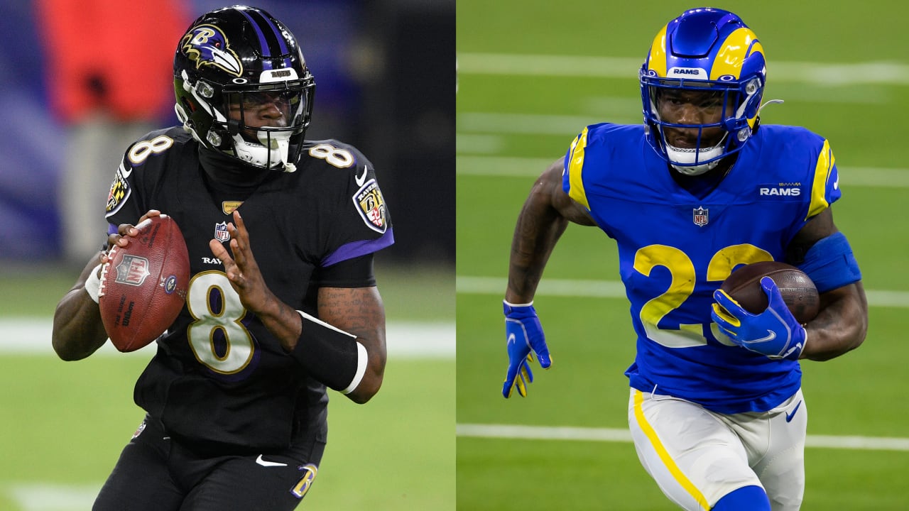 Ravens QB Lamar Jackson, Rams RB Cam Akers lead Players of the Week