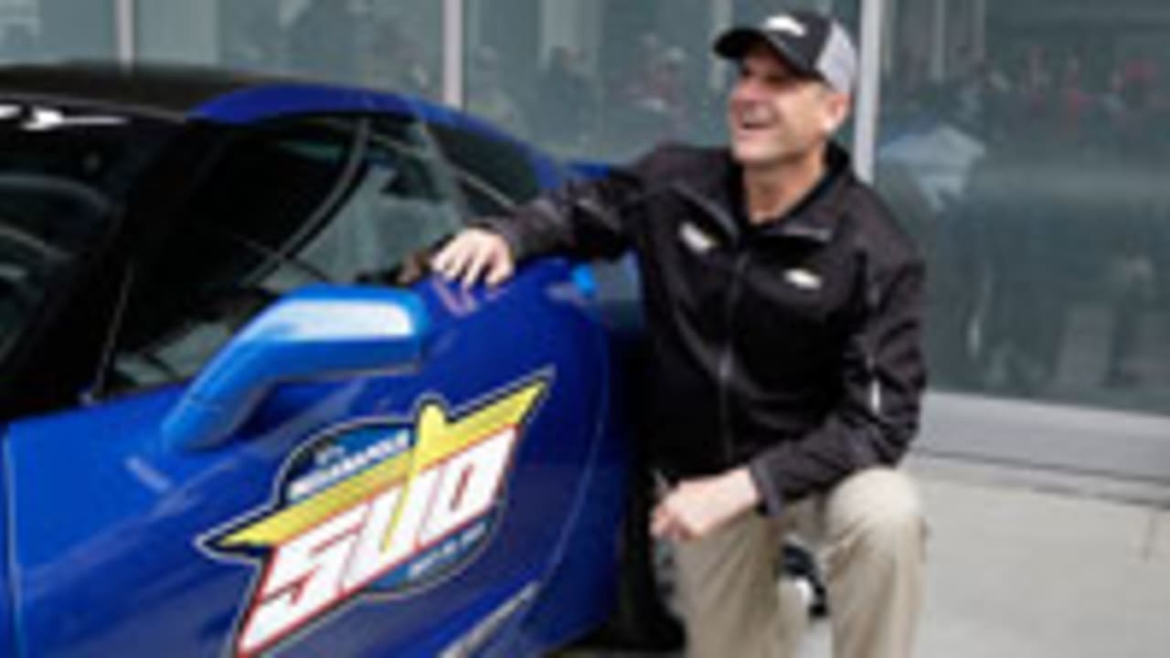 Jim Harbaugh to drive pace car at Indianapolis 500