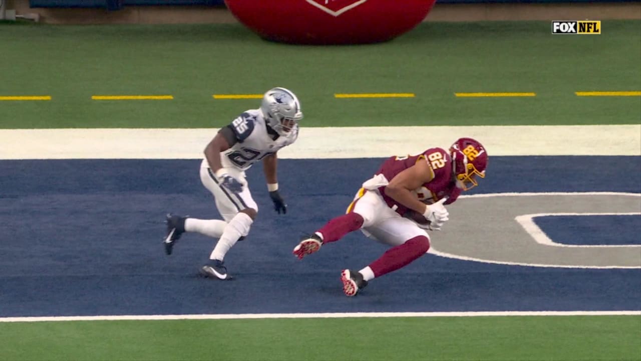 Washington Football Team tight end Logan Thomas boxes out Dallas ...