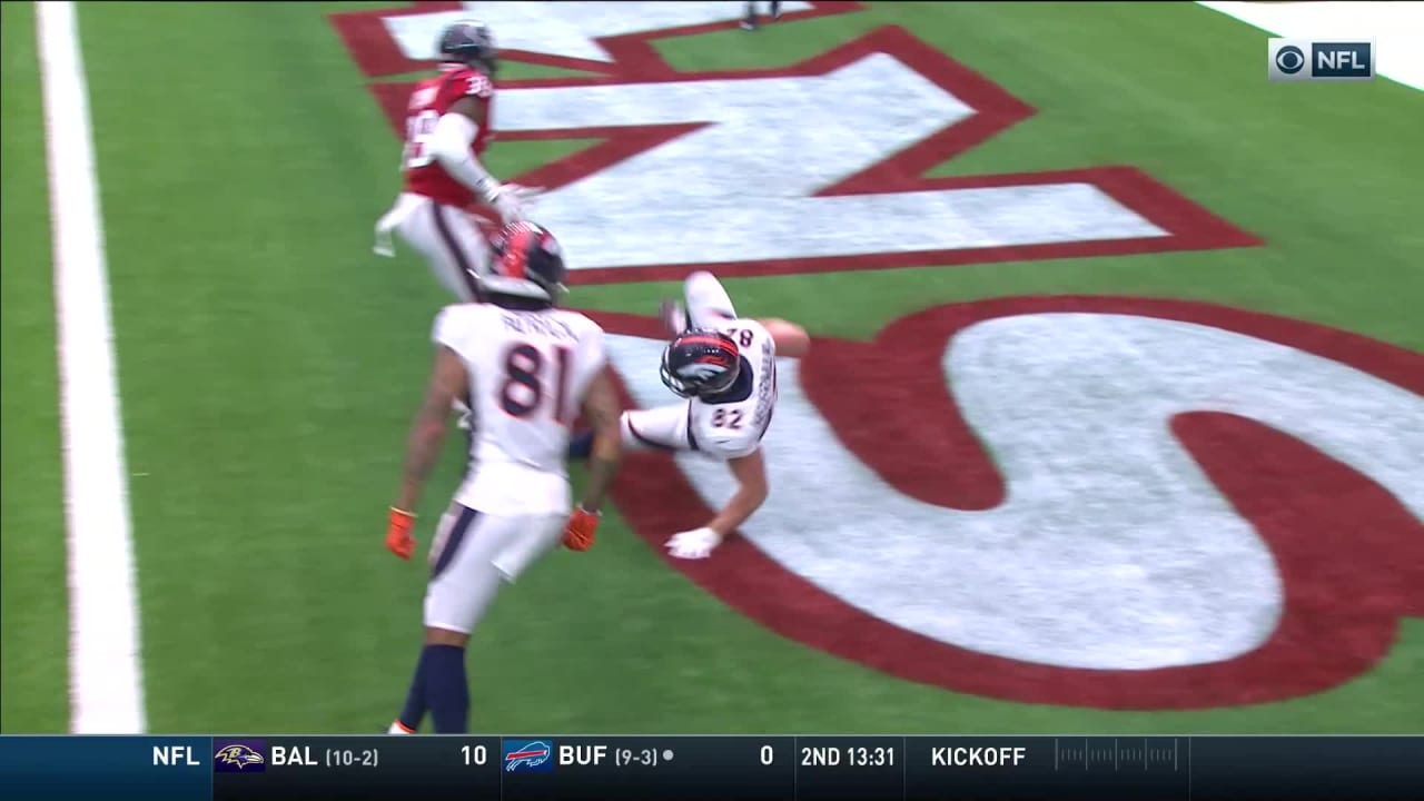 Drew Lock tosses his second TD with easy throw to Heuerman