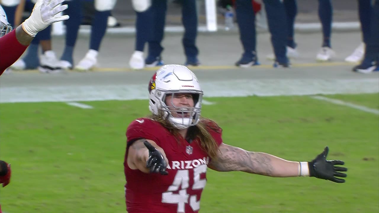 Cardinals outside linebacker Dennis Gardeck contains Broncos ...