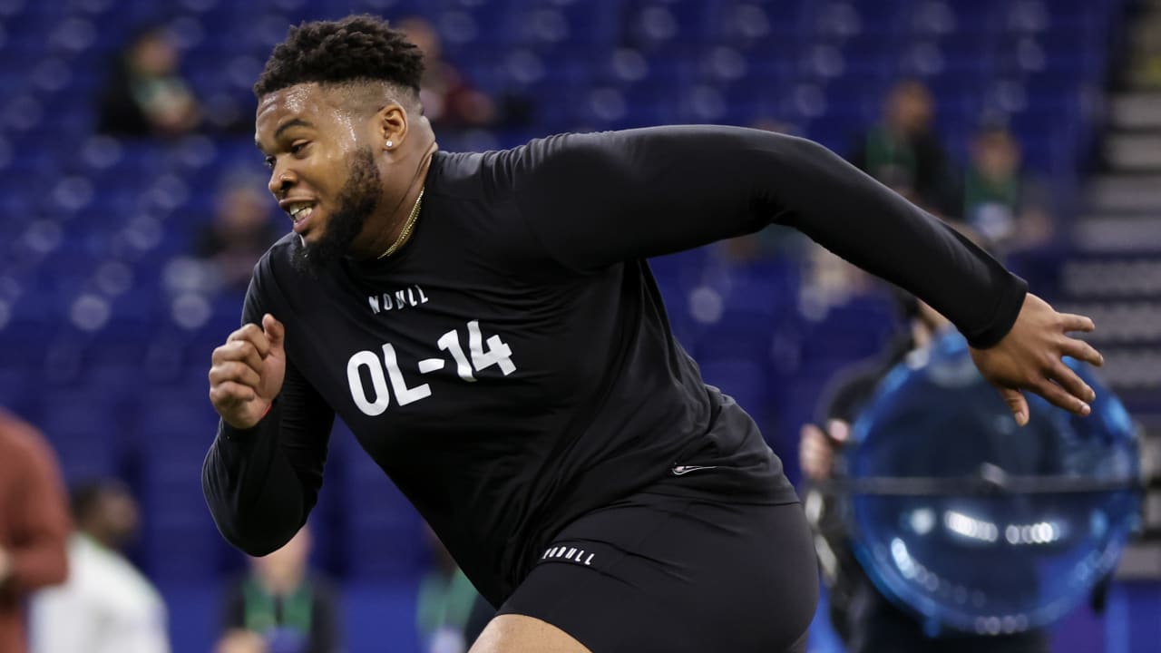 Offensive guard Emil Ekiyor Jr.'s 2023 NFL Scouting Combine workout
