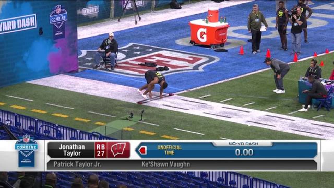 Jonathan Taylor's 2020 NFL Scouting Combine workout