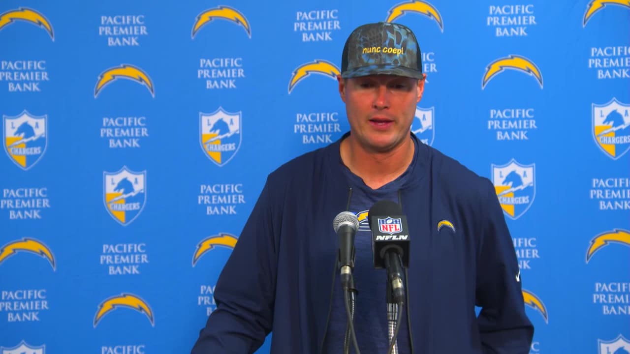 Philip Rivers reacts to Bolts' first win in Miami in more than 30 years