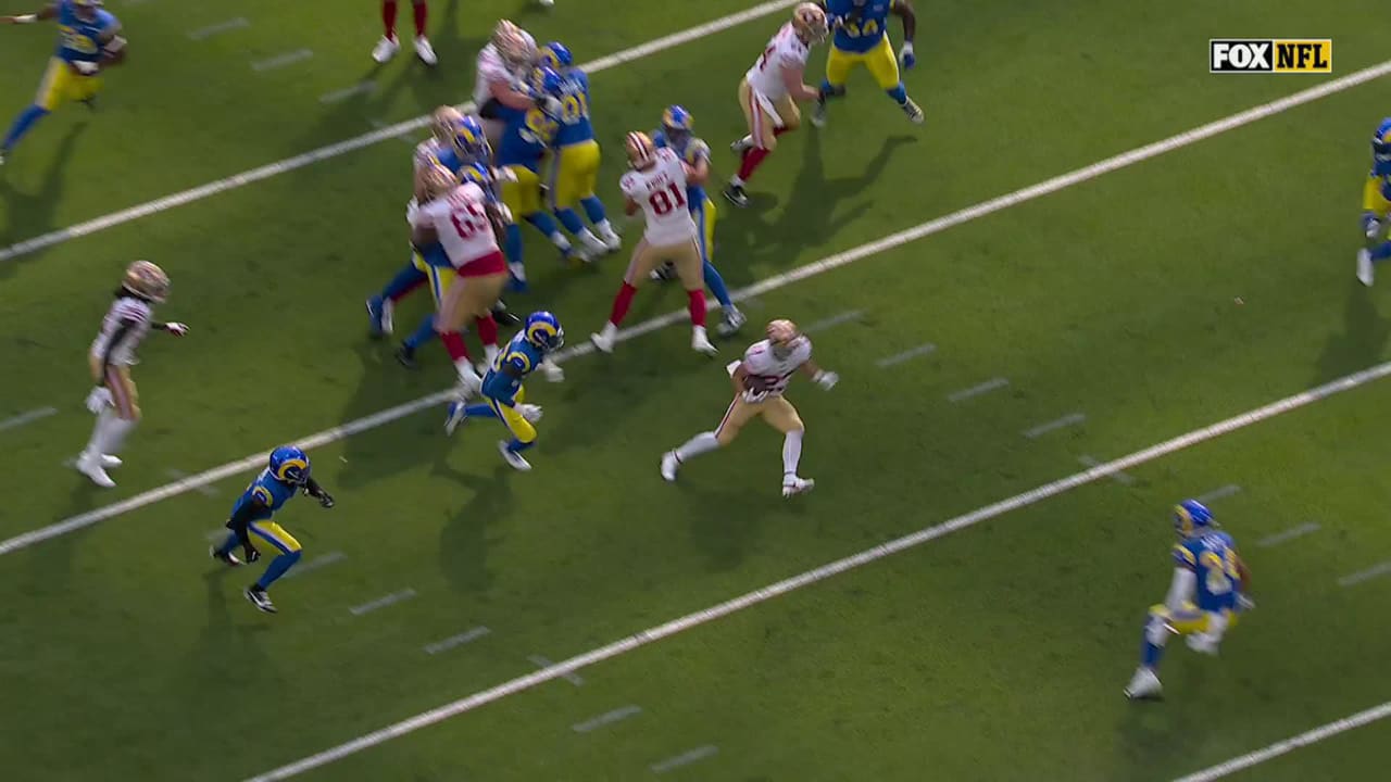 San Francisco 49ers running back Christian McCaffrey slithers through ...