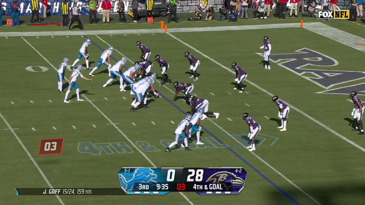 Baltimore Ravens defensive end Roquan Smith breaks up Detroit Lions ...