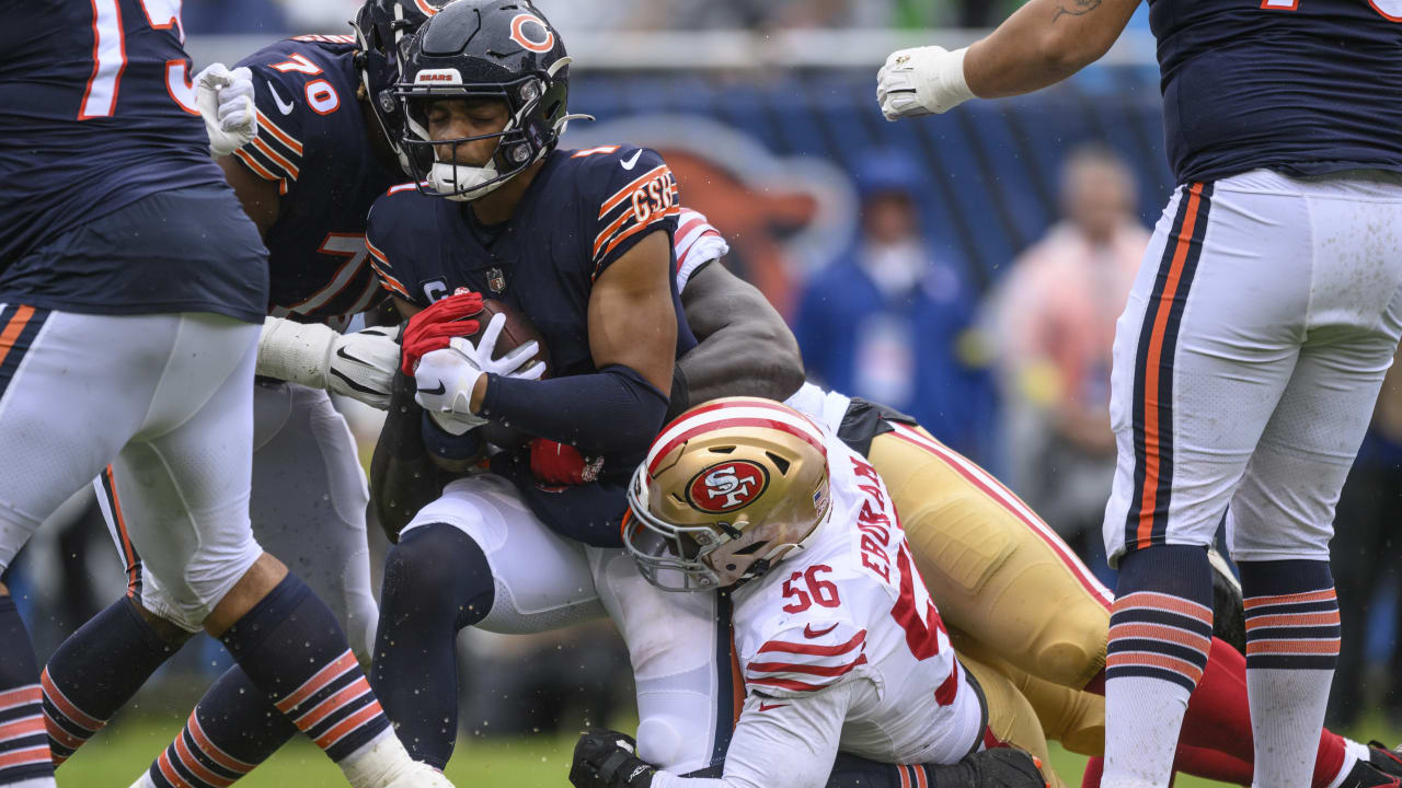 San Francisco 49ers linebacker Samson Ebukam buries Chicago Bears ...