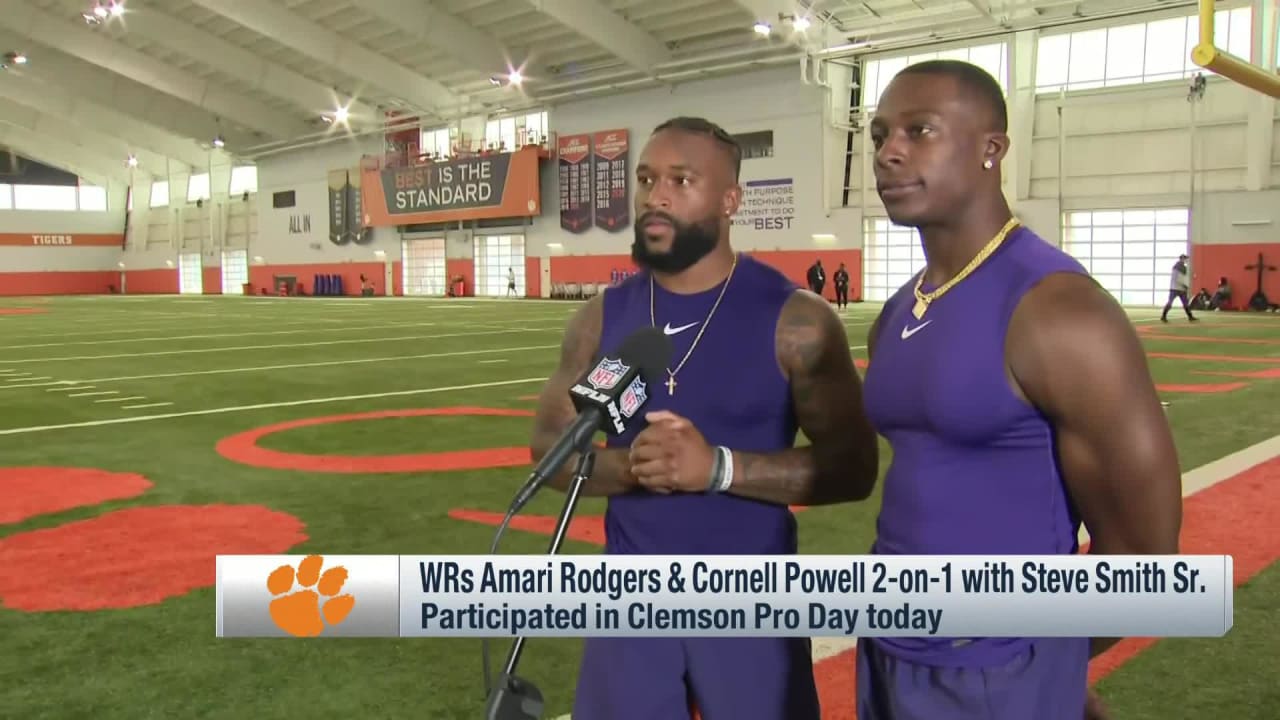 Clemson wide receivers Amari Rodgers, Cornell Powell share what they ...