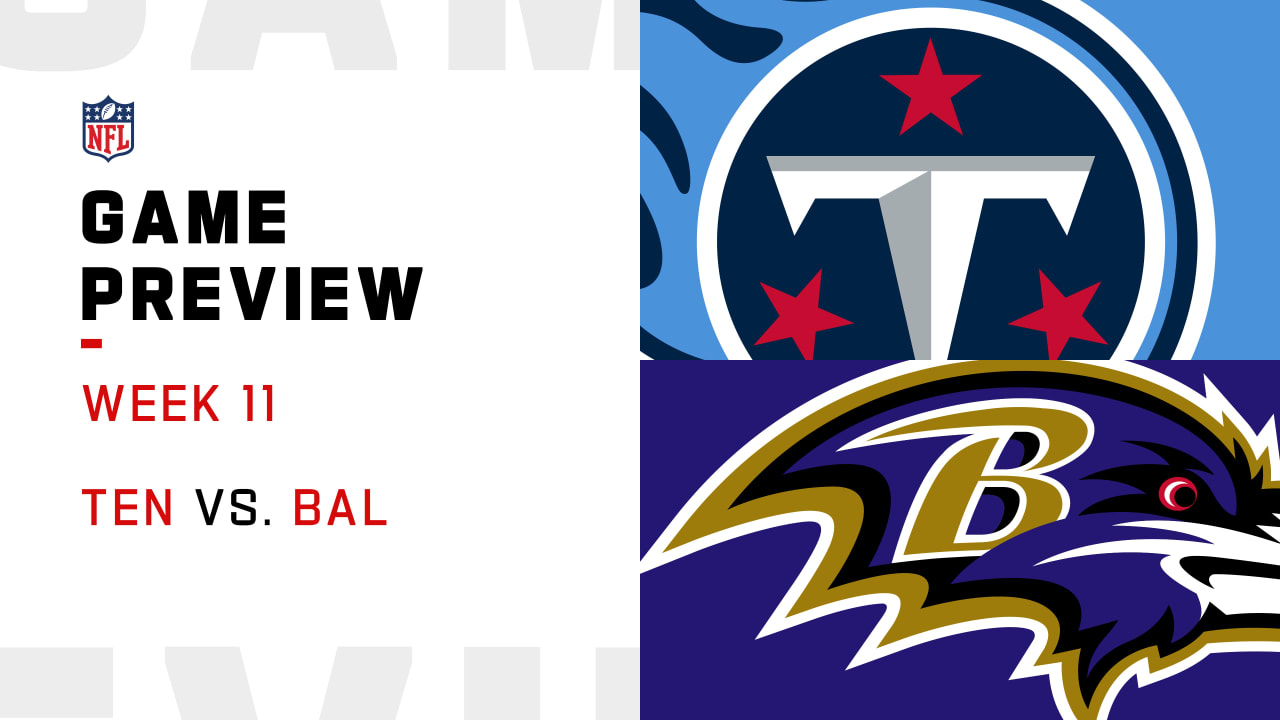 Tennessee Titans vs. Baltimore Ravens preview | Week 11