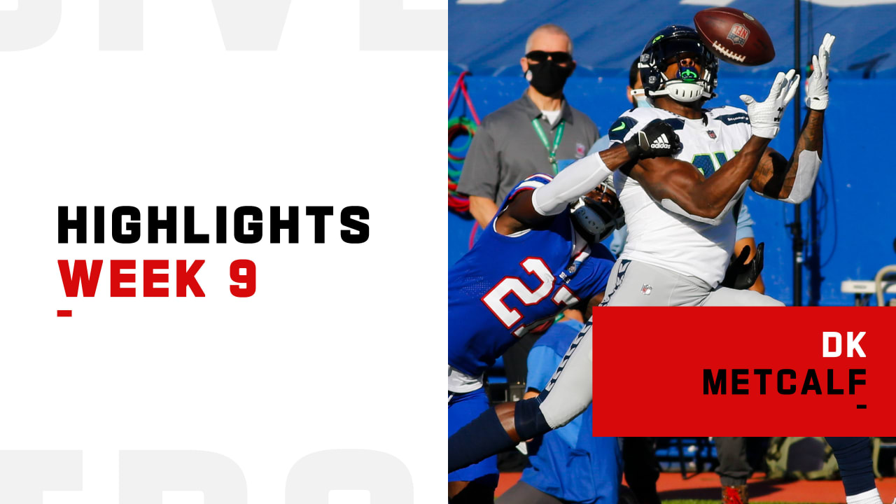 Every catch by DK Metcalf from 108-yard game | Week 9