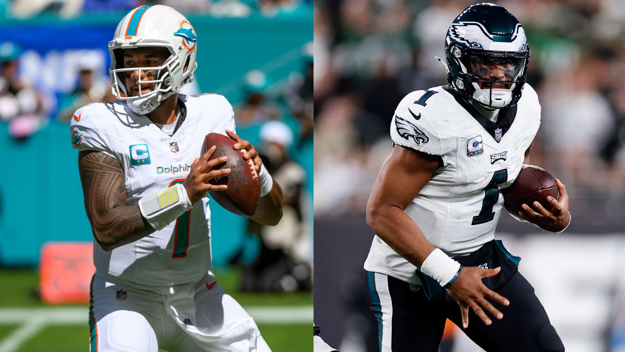 Dolphins QB Tua Tagovailoa downplays Week 7 matchup with ex-Alabama teammate Jalen Hurts