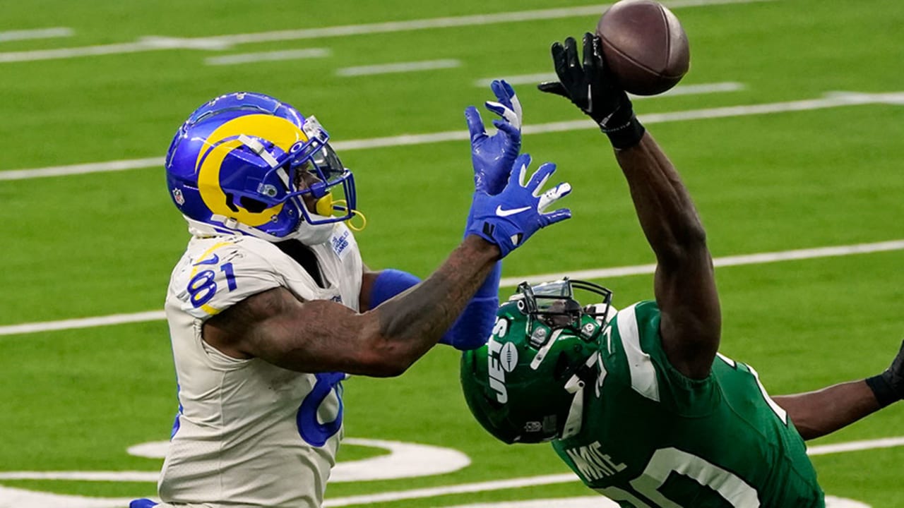 New York Jets safety Marcus Maye extends for 'play of the day' on ...