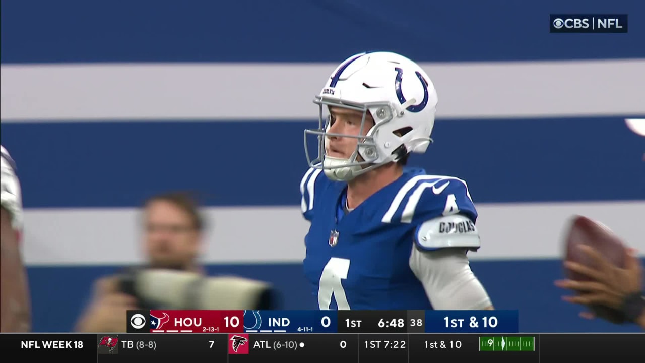 Indianapolis Colts quarterback Sam Ehlinger 5-yard sprints secures ...