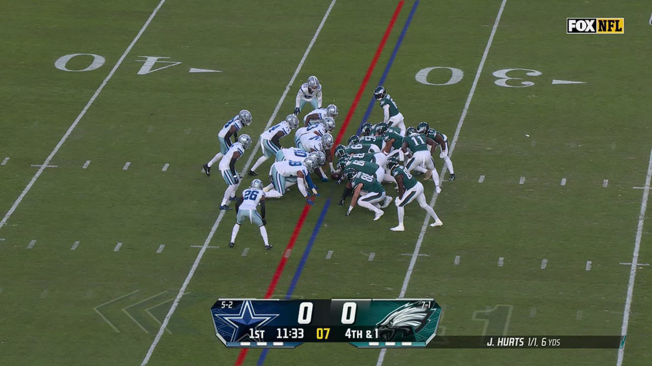Philadelphia Eagles' 'Brotherly Shove' nets 2-yard gain