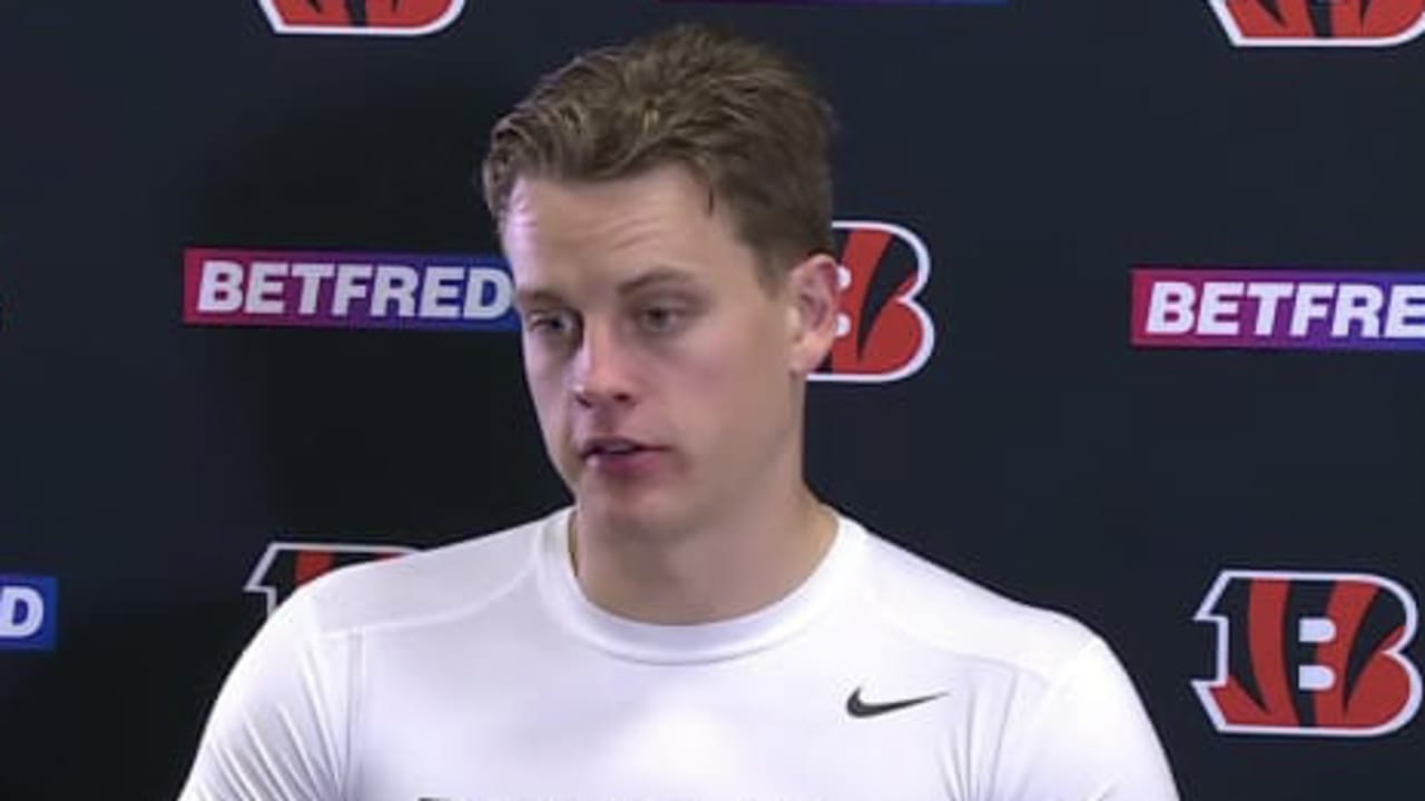 Cincinnati Bengals quarterback Joe Burrow on Week 8 loss vs. Browns: We ...