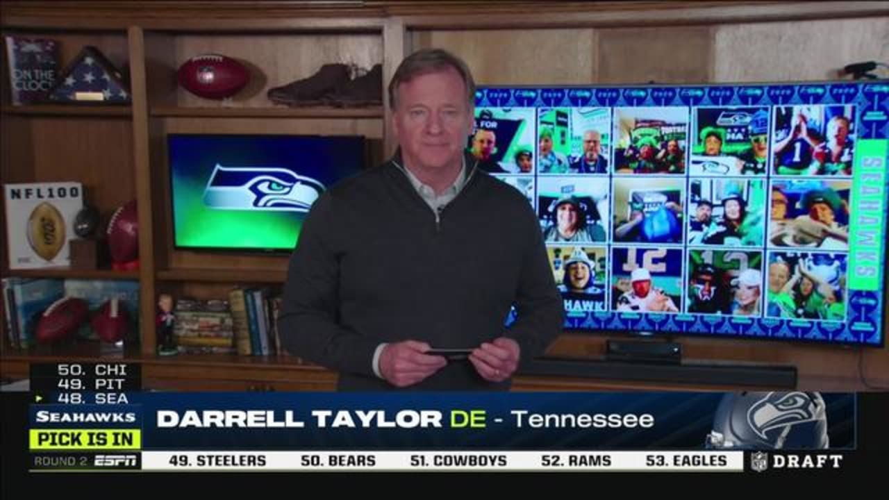 Seahawks select Darrell Taylor with No. 48 pick in 2020 NFL Draft
