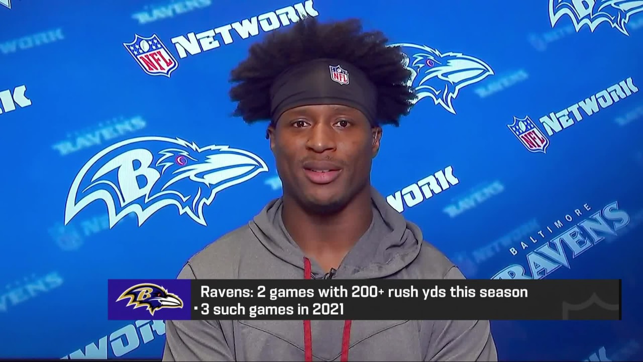 Baltimore Ravens running back Kenyan Drake talks about how playing with ...