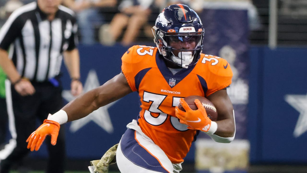 Best runs by Denver Broncos running back Javonte Williams vs. Dallas ...