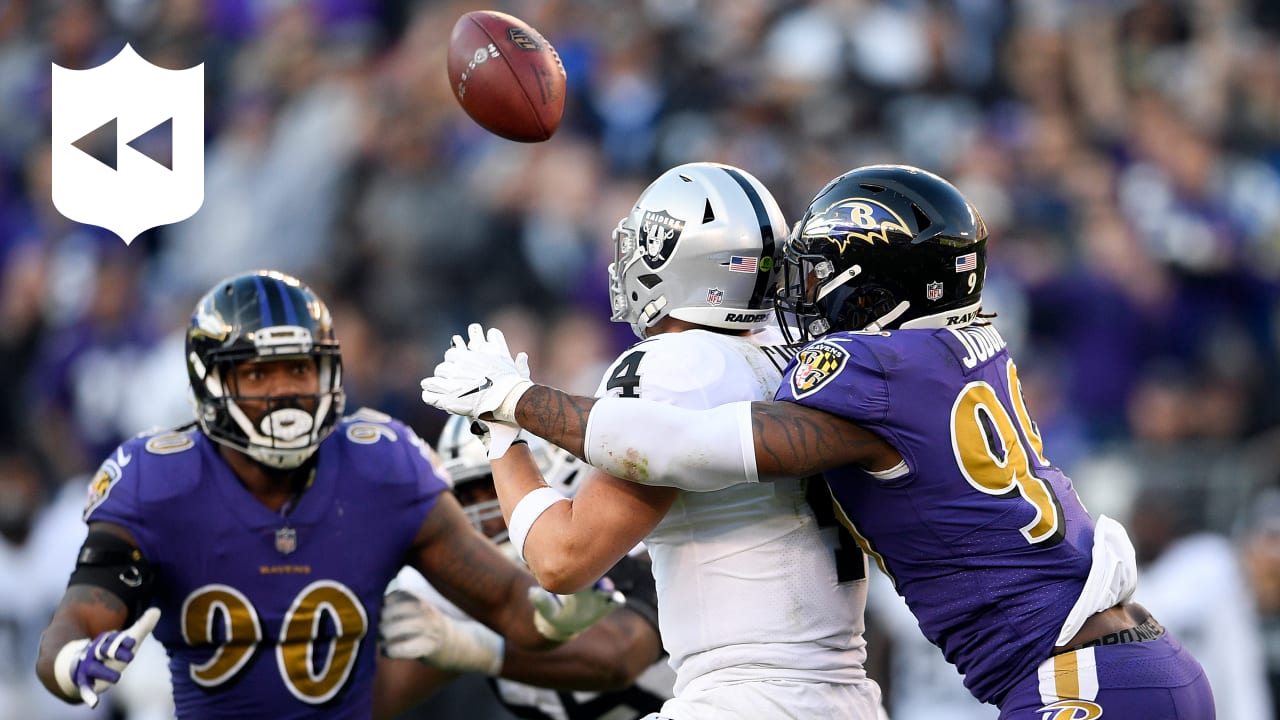 Baltimore Ravens' Top 5 plays vs. Las Vegas Raiders | NFL Throwback