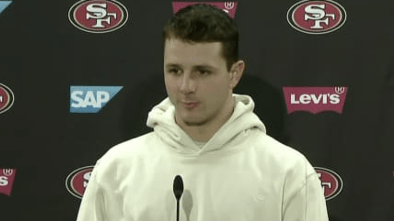 San Francisco 49ers quarterback Brock Purdy discusses how he's ...