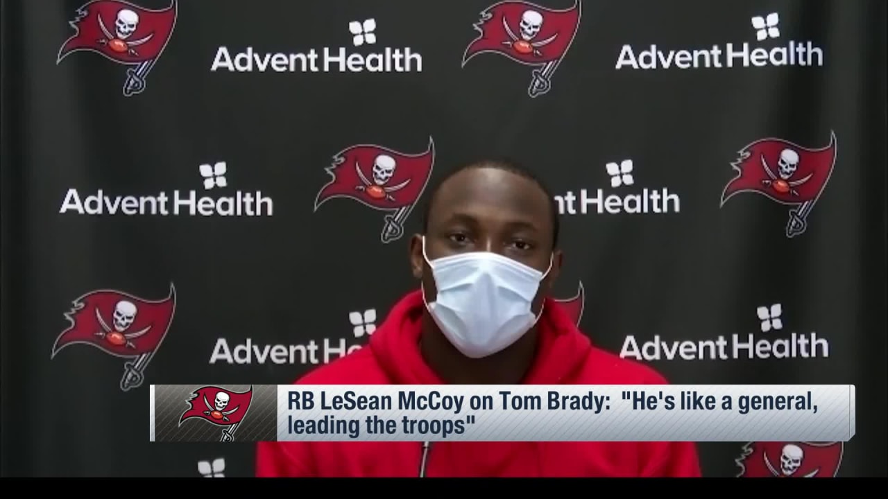 Tampa Bay Buccaneers running back LeSean McCoy on quarterback Tom Brady: 'He looked good ...