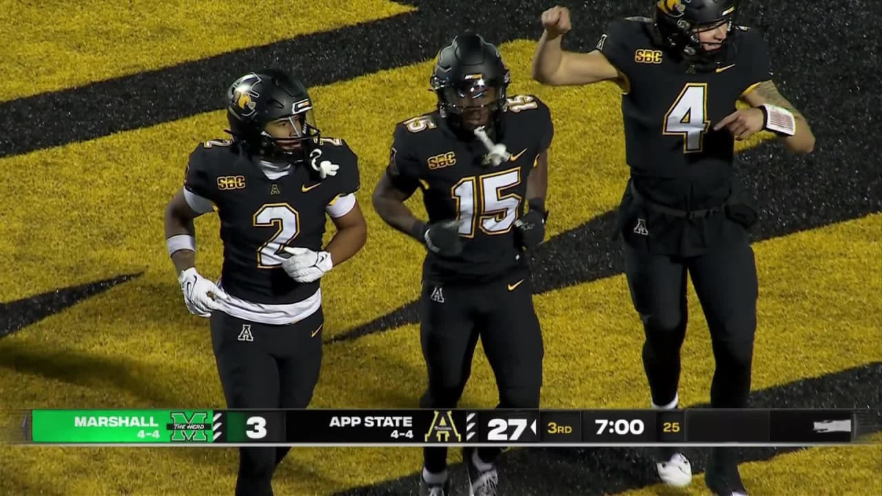 Appalachian State Mountaineers wide receiver Makai Jackson hauls in 29 ...