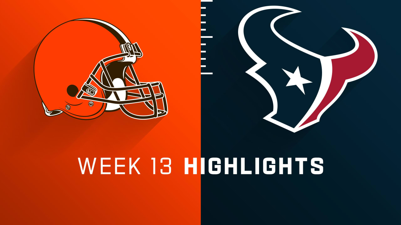 Cleveland Browns vs. Houston Texans highlights | Week 13