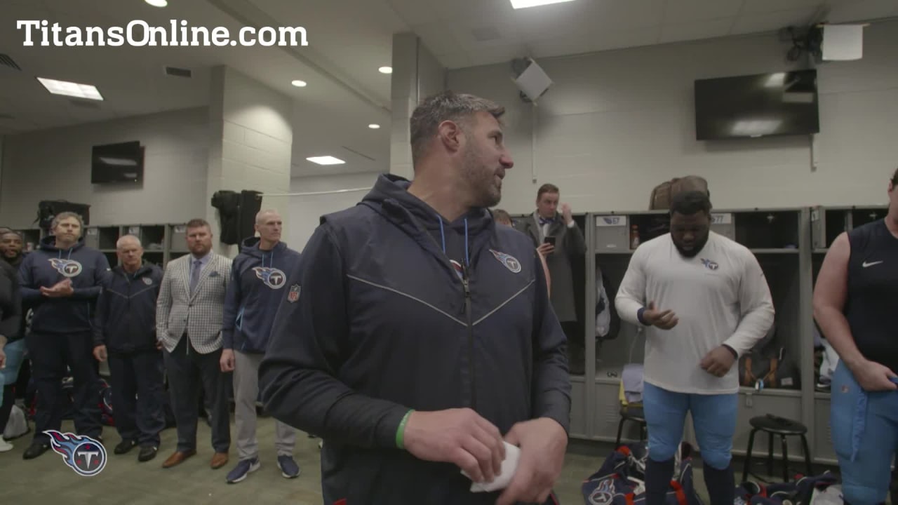 Tennessee Titans celebrate first shutout since 2000 in locker room