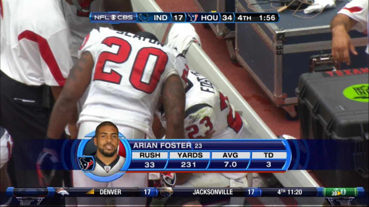 Former running back Arian Foster highlights vs. the Colts in 2010