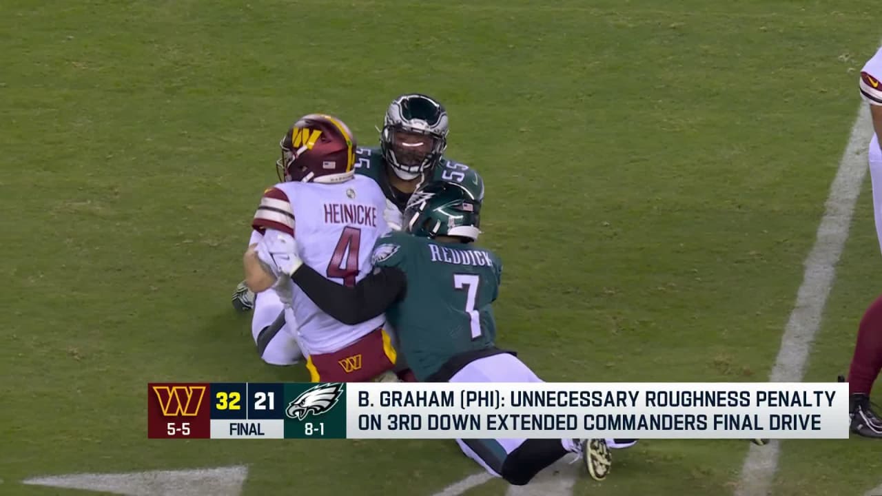 NFL Network's DeAngelo Hall breaks down unnecessary roughness penalty ...