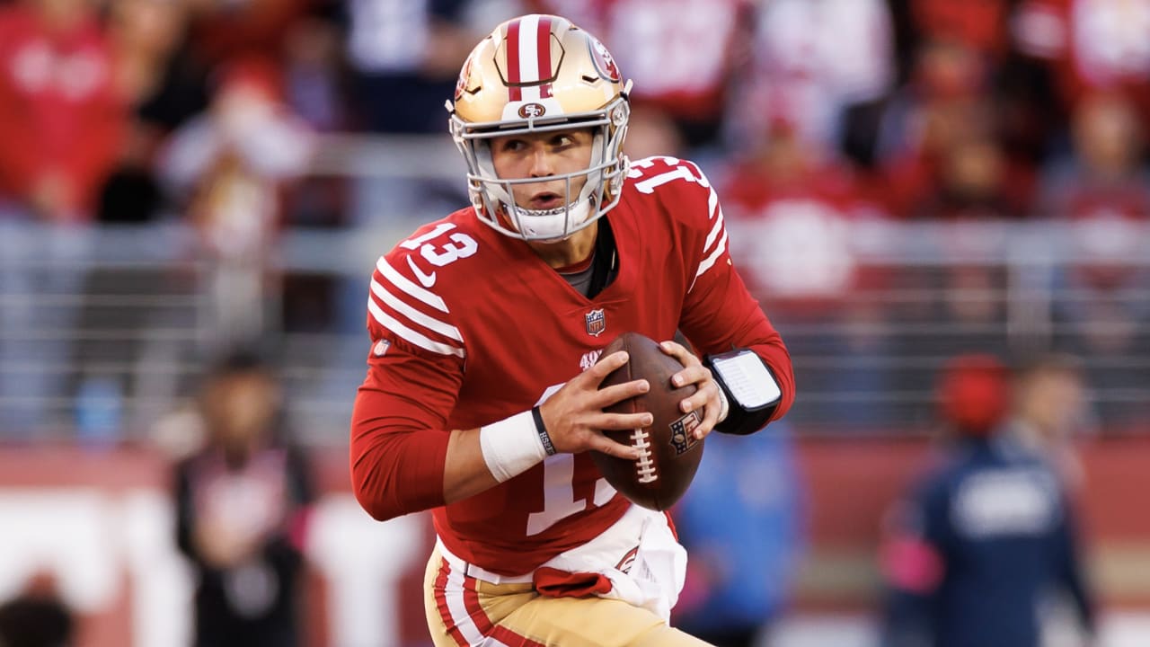 49ers coach Kyle Shanahan says QB Brock Purdy (elbow) expected to start ...