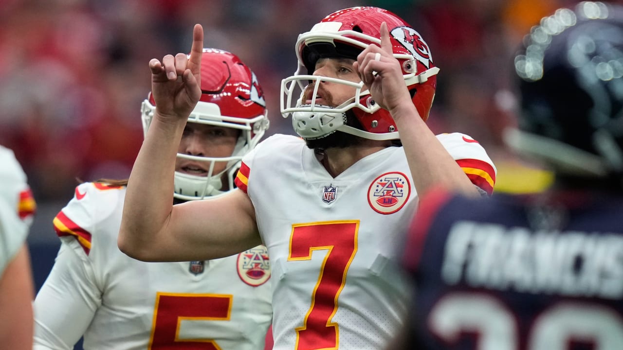 Kansas City Chiefs kicker Harrison Butker's 27-yard FG gives Chiefs two ...