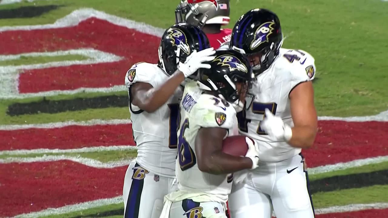 Baltimore Ravens running back Owen Wright caps off strong drive with 2 ...