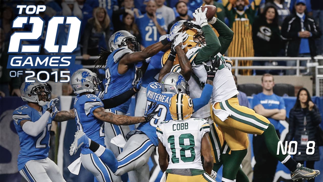 Top 20 Games of 2015: No. 8 -- Packers at Lions