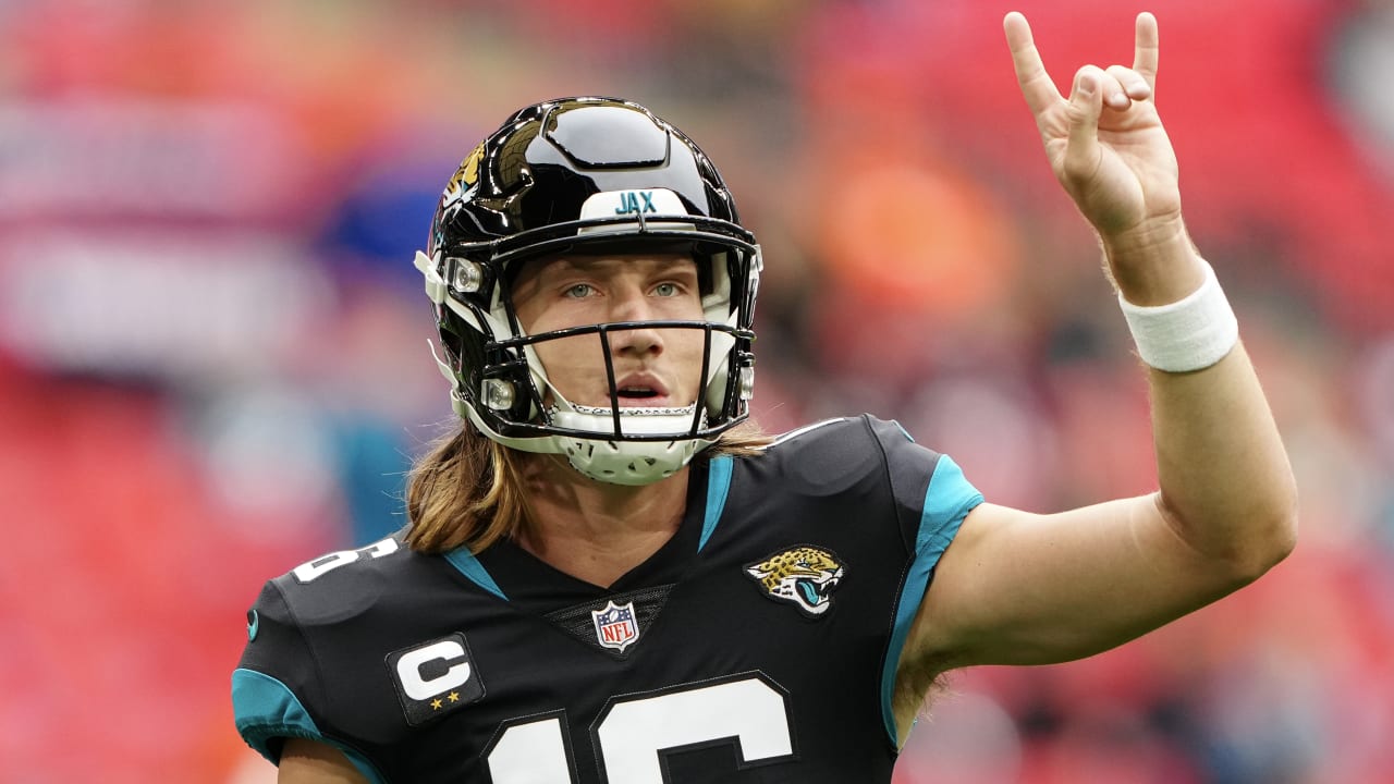 Jacksonville Jaguars quarterback Trevor Lawrence couldn't be more ...