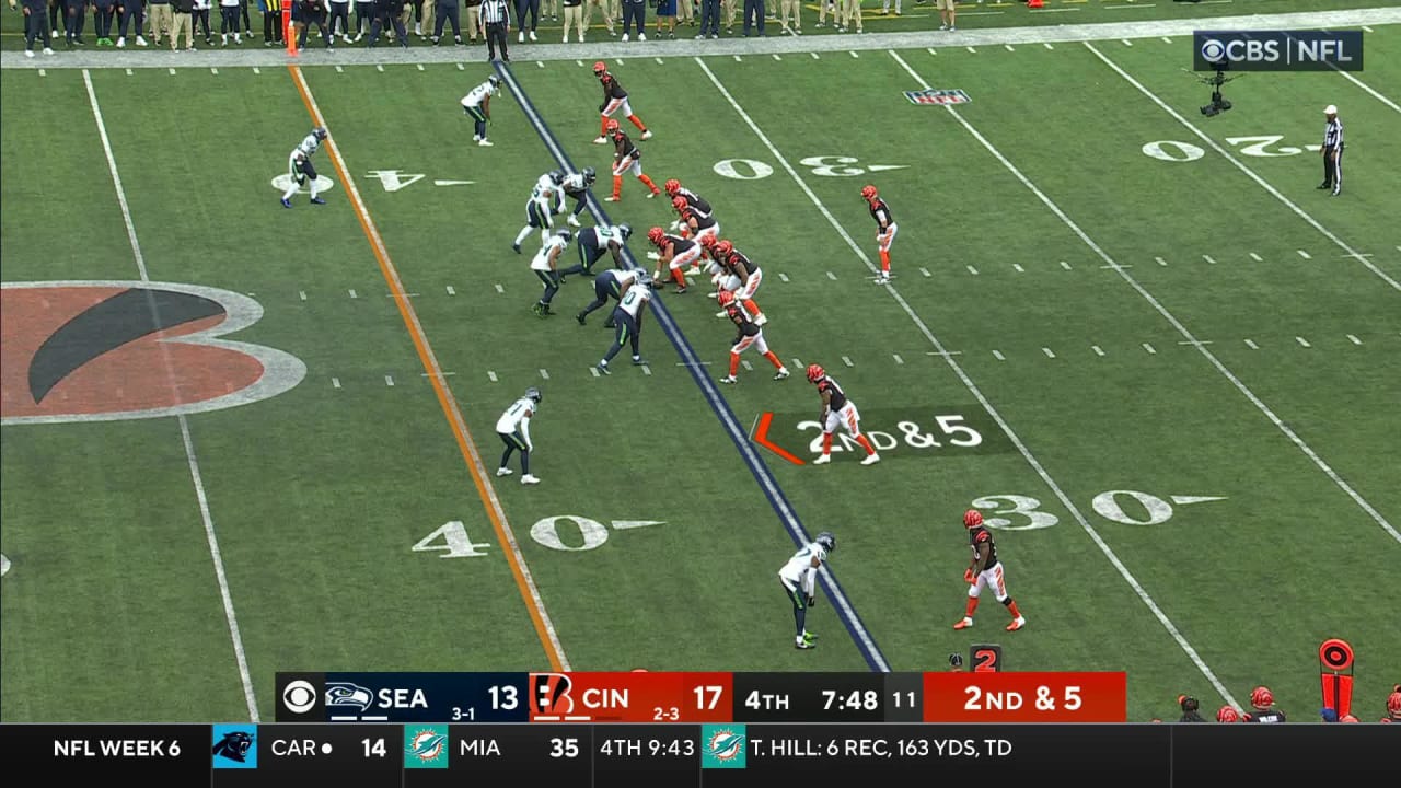 Seattle Seahawks linebacker Boye Mafe left unblocked on second down ...