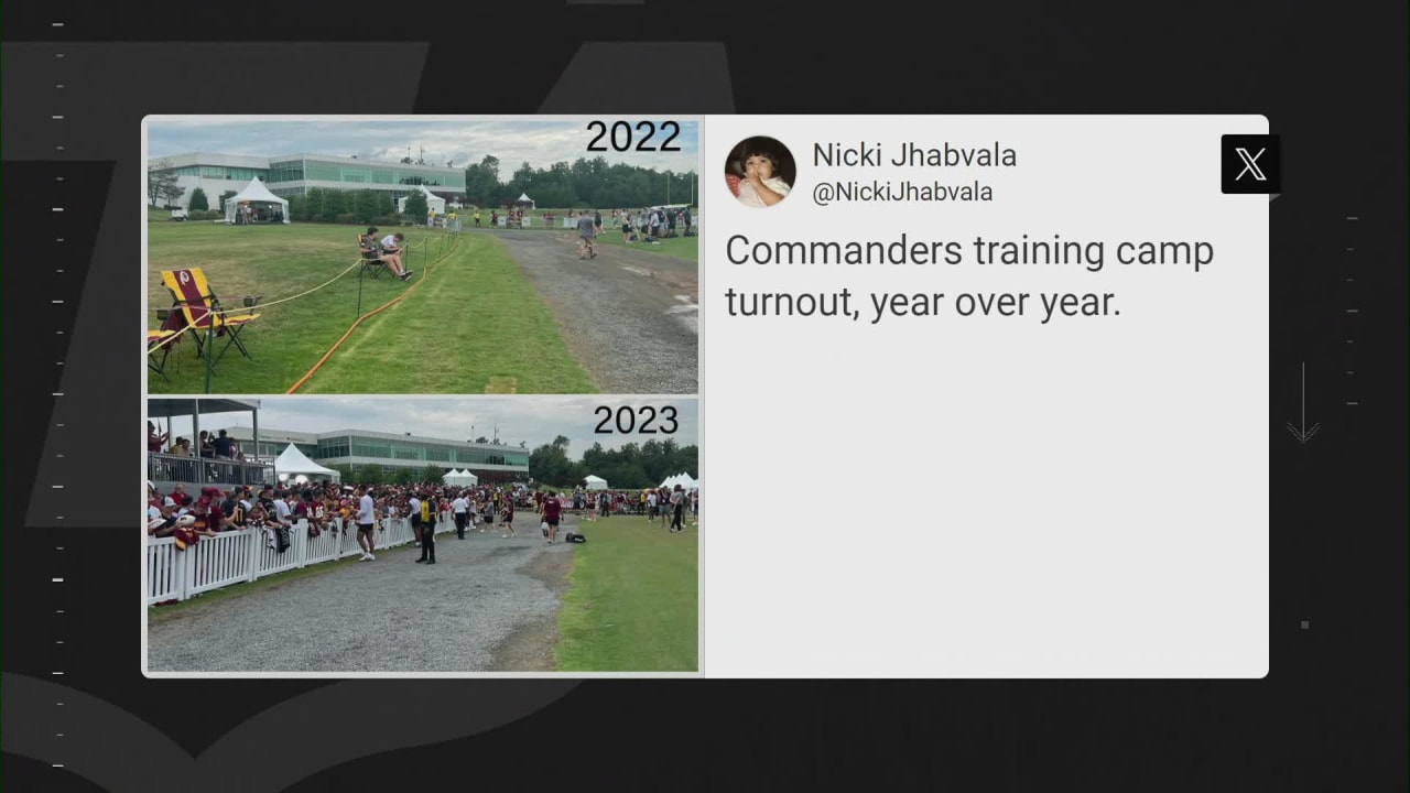 NFL Network's Sherree Burruss: Washington Commanders training camp has ...