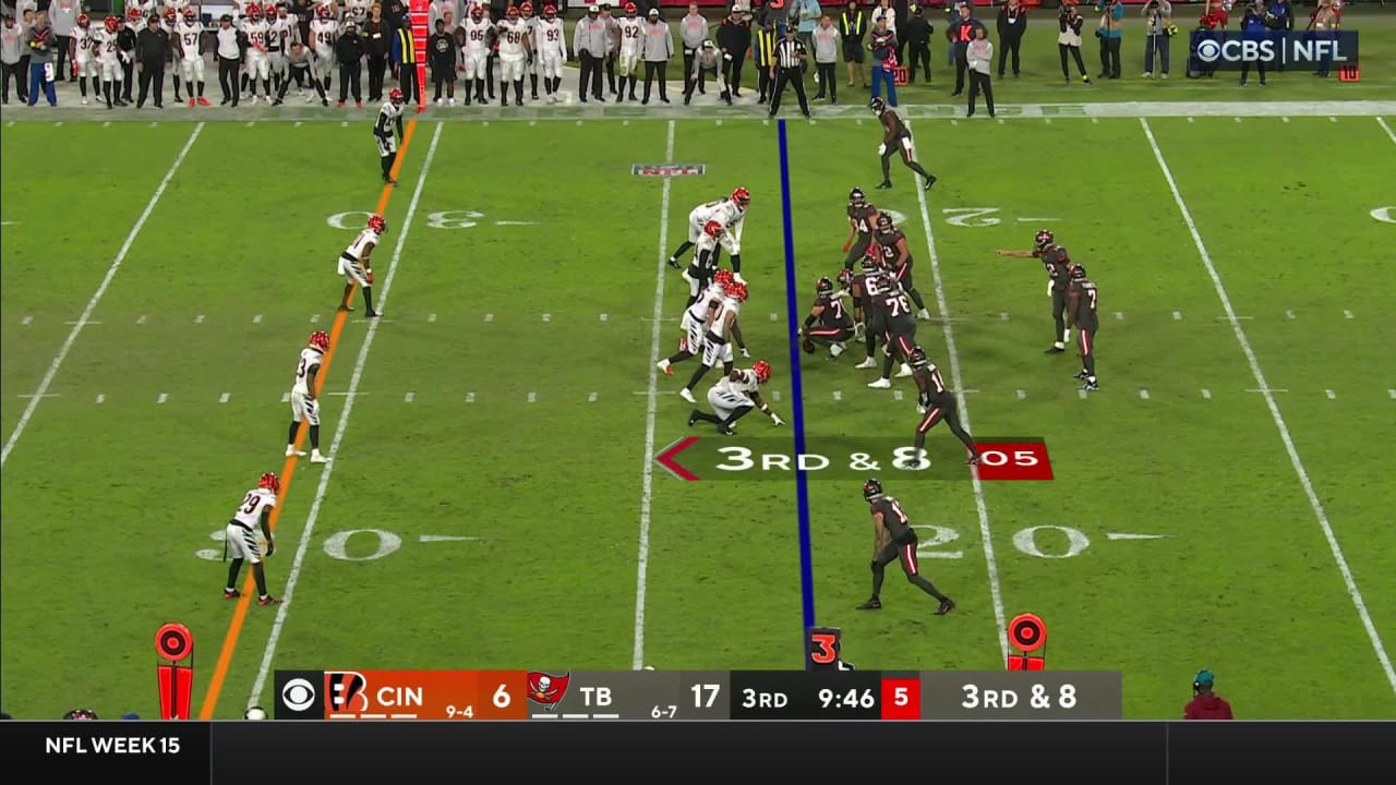 Cincinnati Bengals cornerback Tre Flowers' sliding INT undercuts Tampa ...