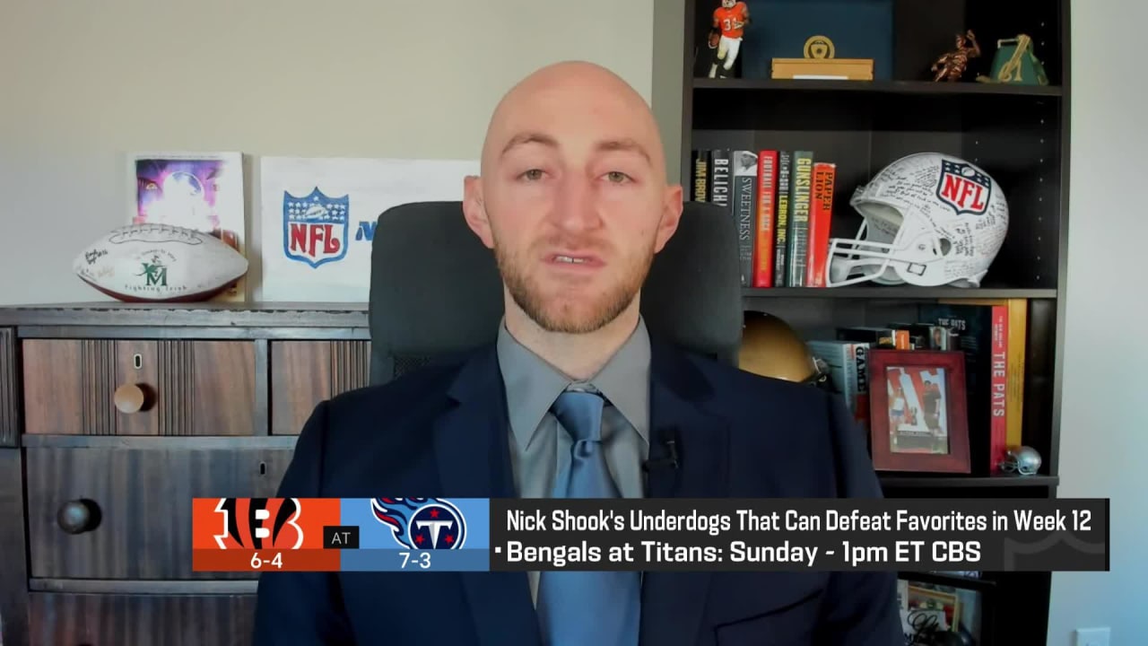 NFL Network's Nick Shook: Week 12 underdogs with best chance to upset ...